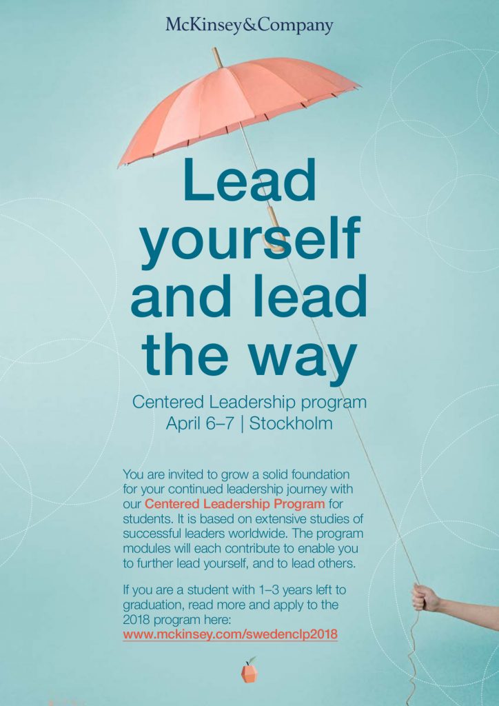 McKinsey & Company Centered Leadership Program 2018 – FARM